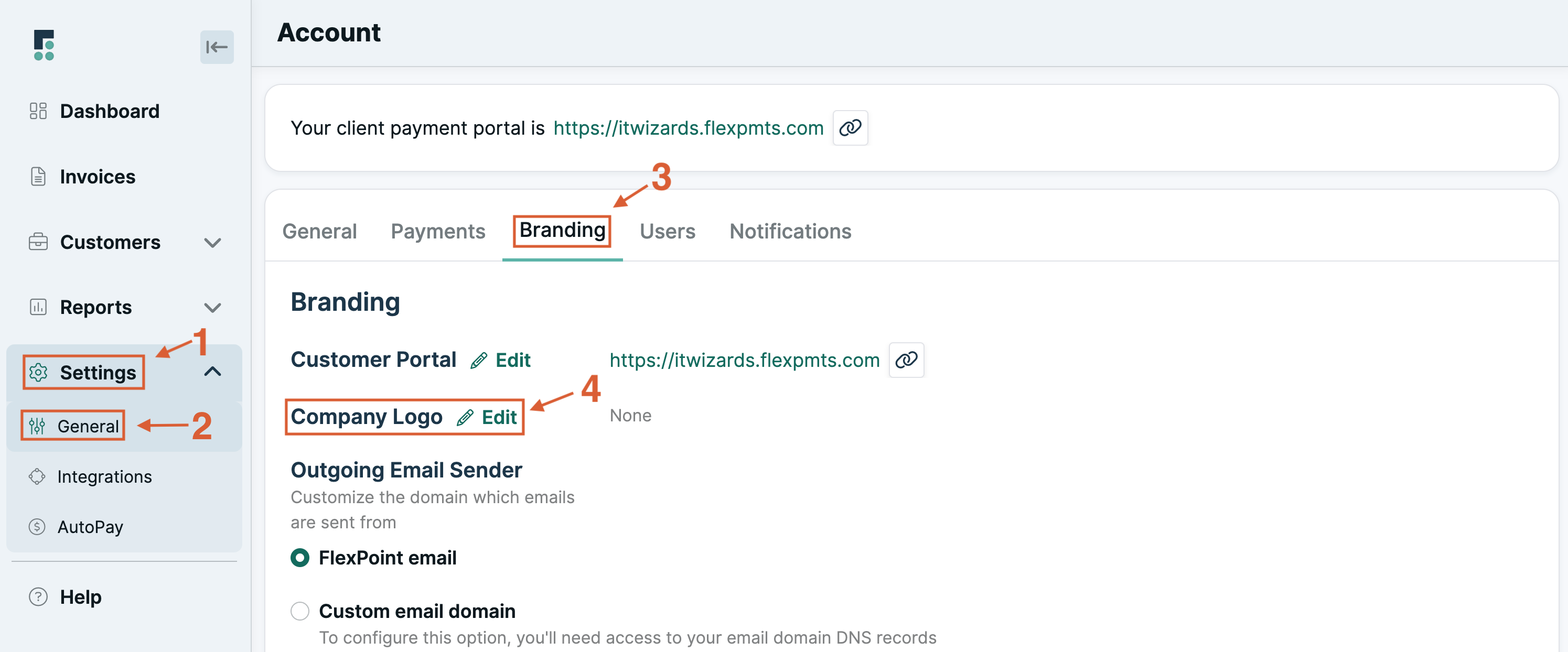 How to Add a Company Logo – FlexPoint