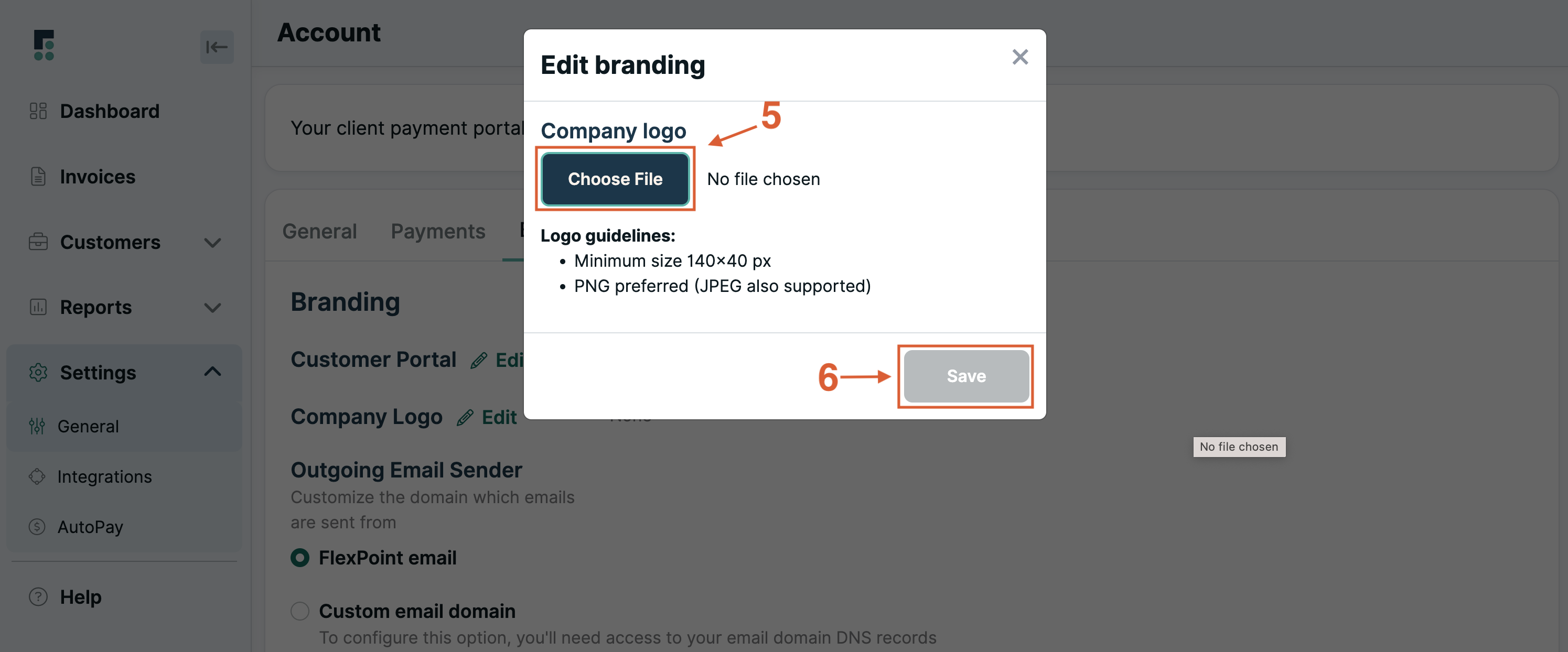 How to Add a Company Logo – FlexPoint