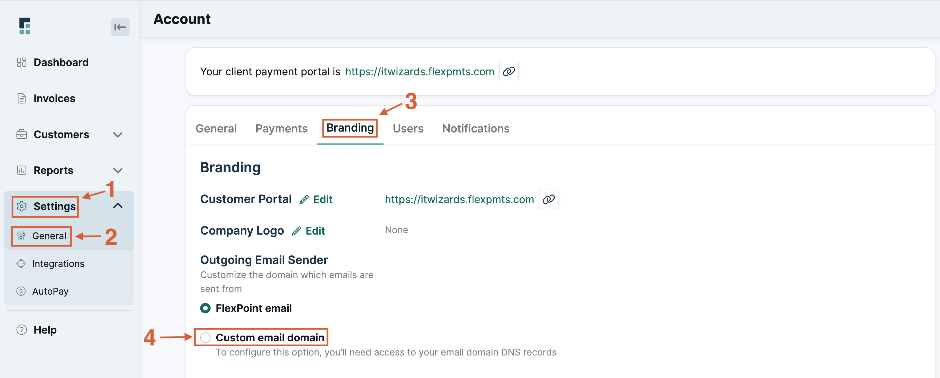 How to Add a Custom Email Domain – FlexPoint
