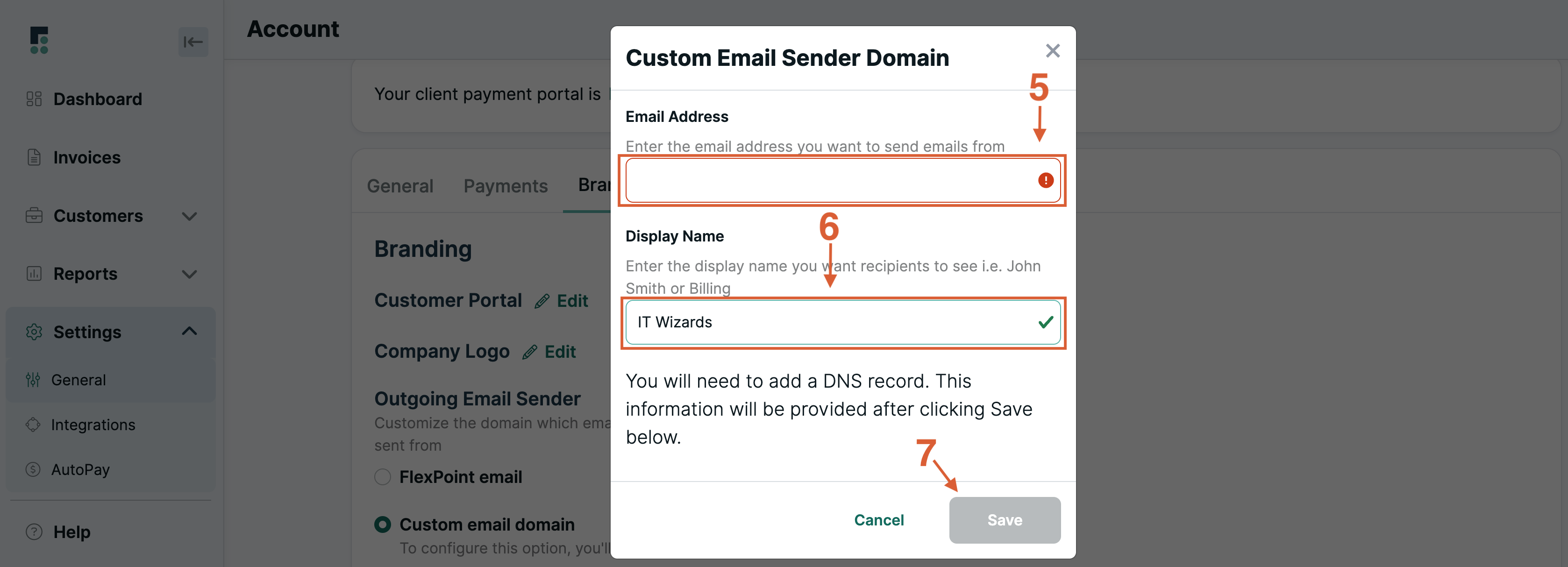 How to Add a Custom Email Domain – FlexPoint