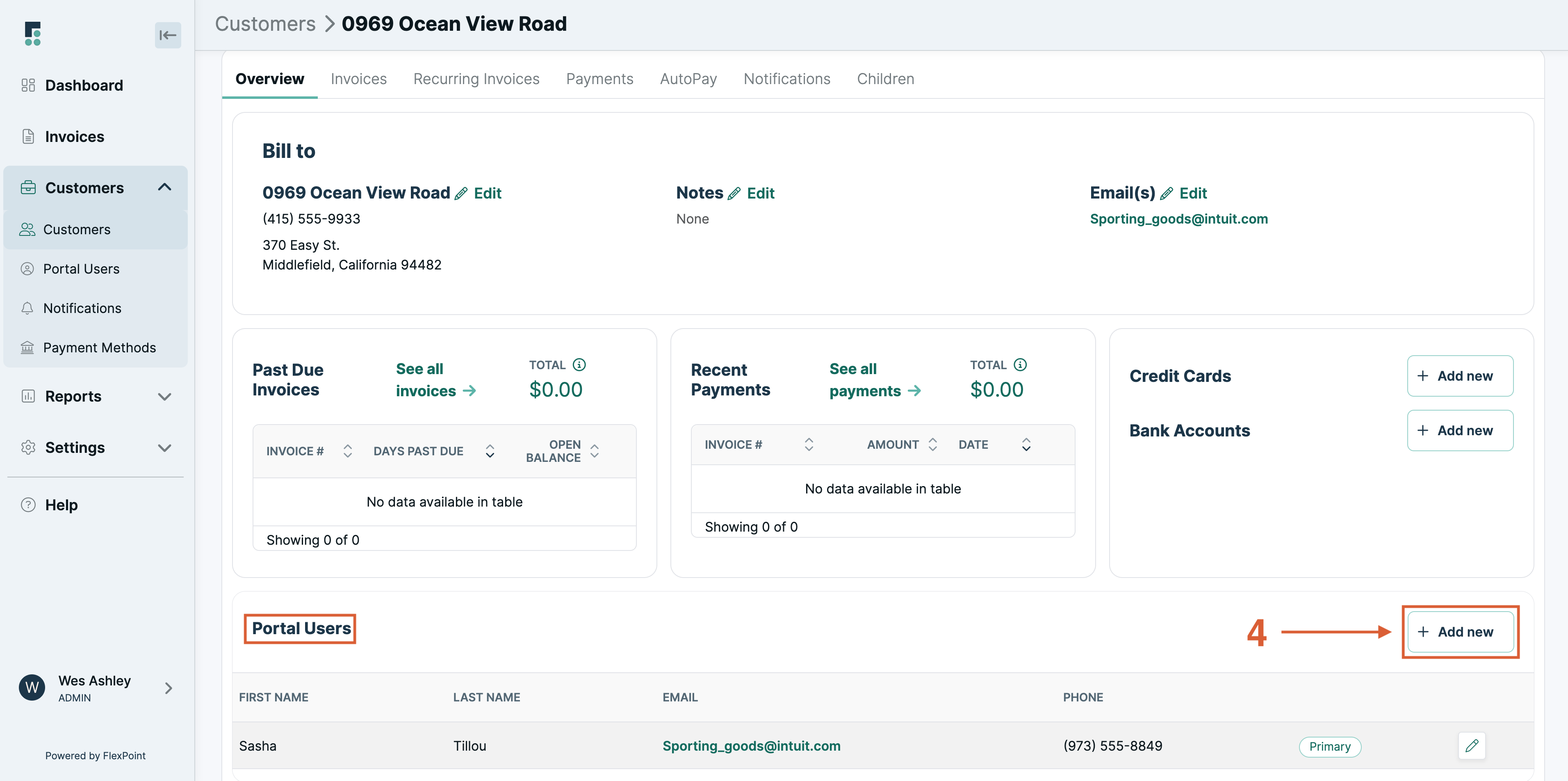 How to Add Portal Users – FlexPoint