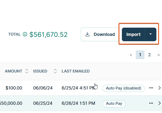Manual Invoice Import – FlexPoint