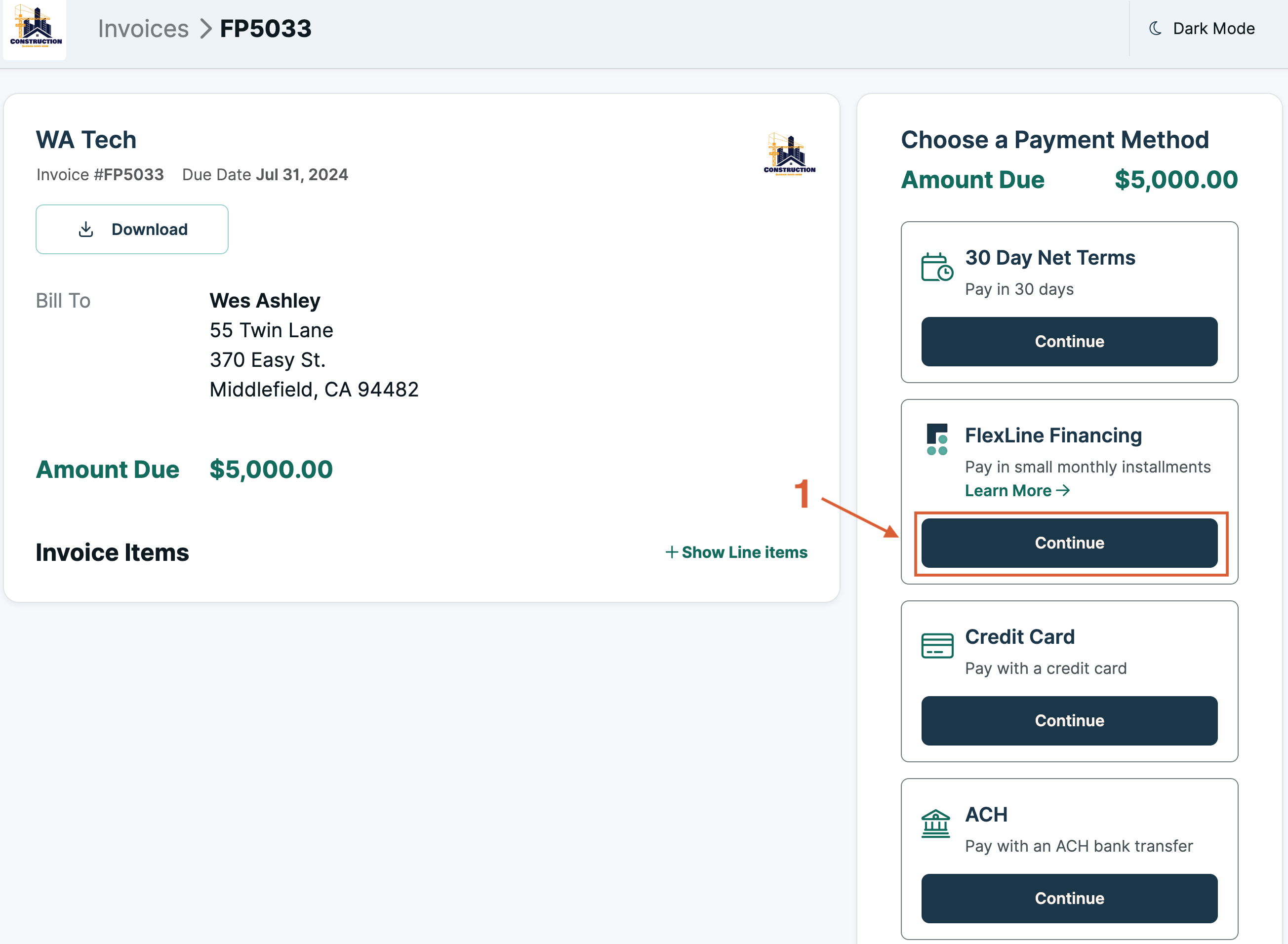 How to Use FlexLine Financing - Client Portal – FlexPoint