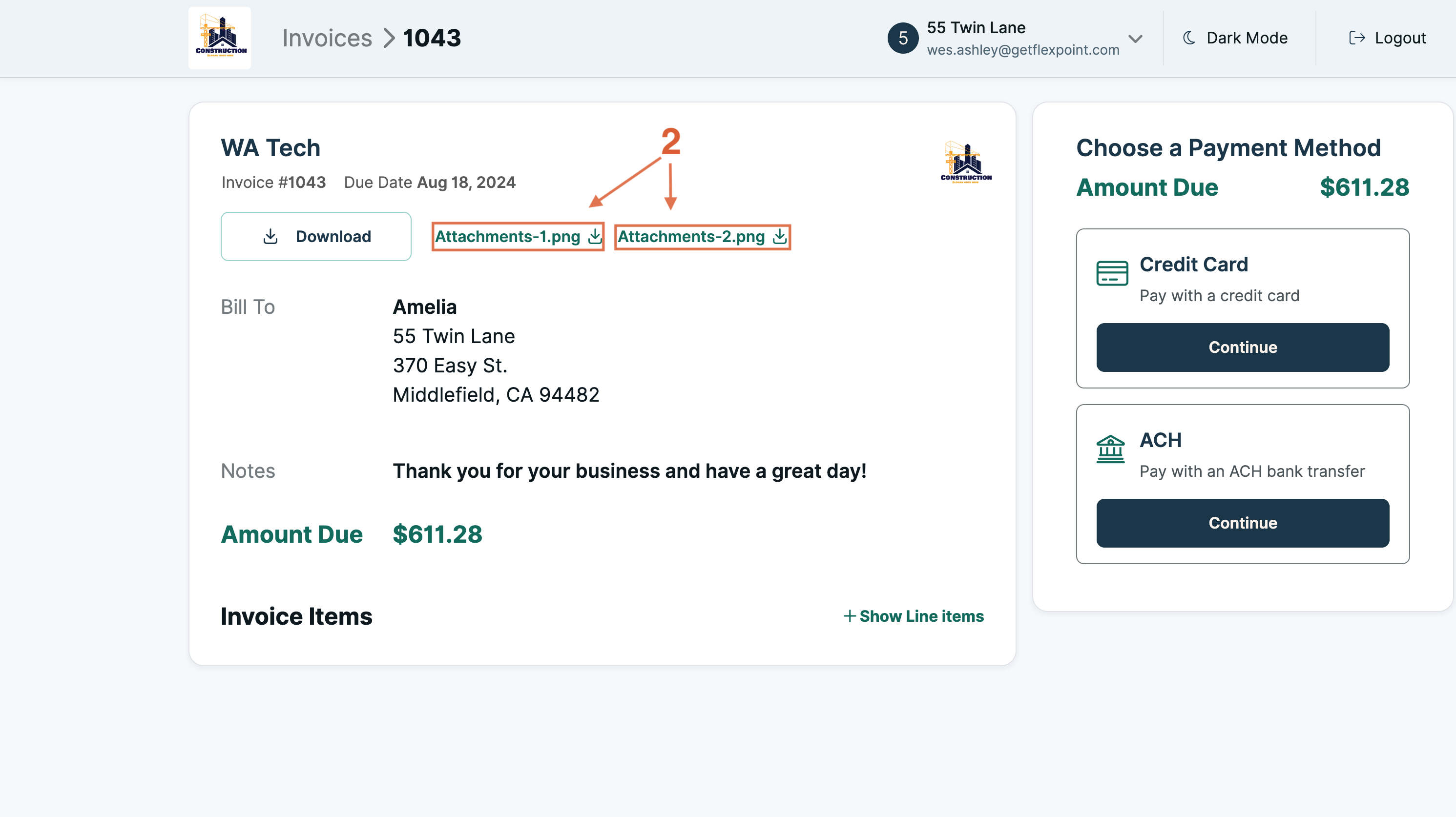 How to Download Invoice Attachments – FlexPoint