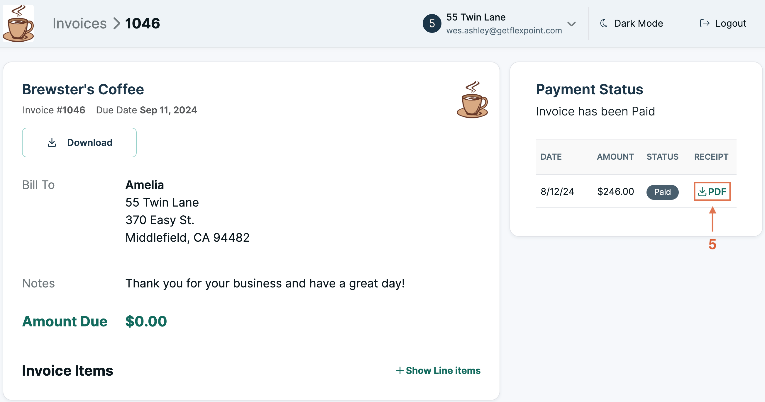 How to Download a Payment Receipt – FlexPoint