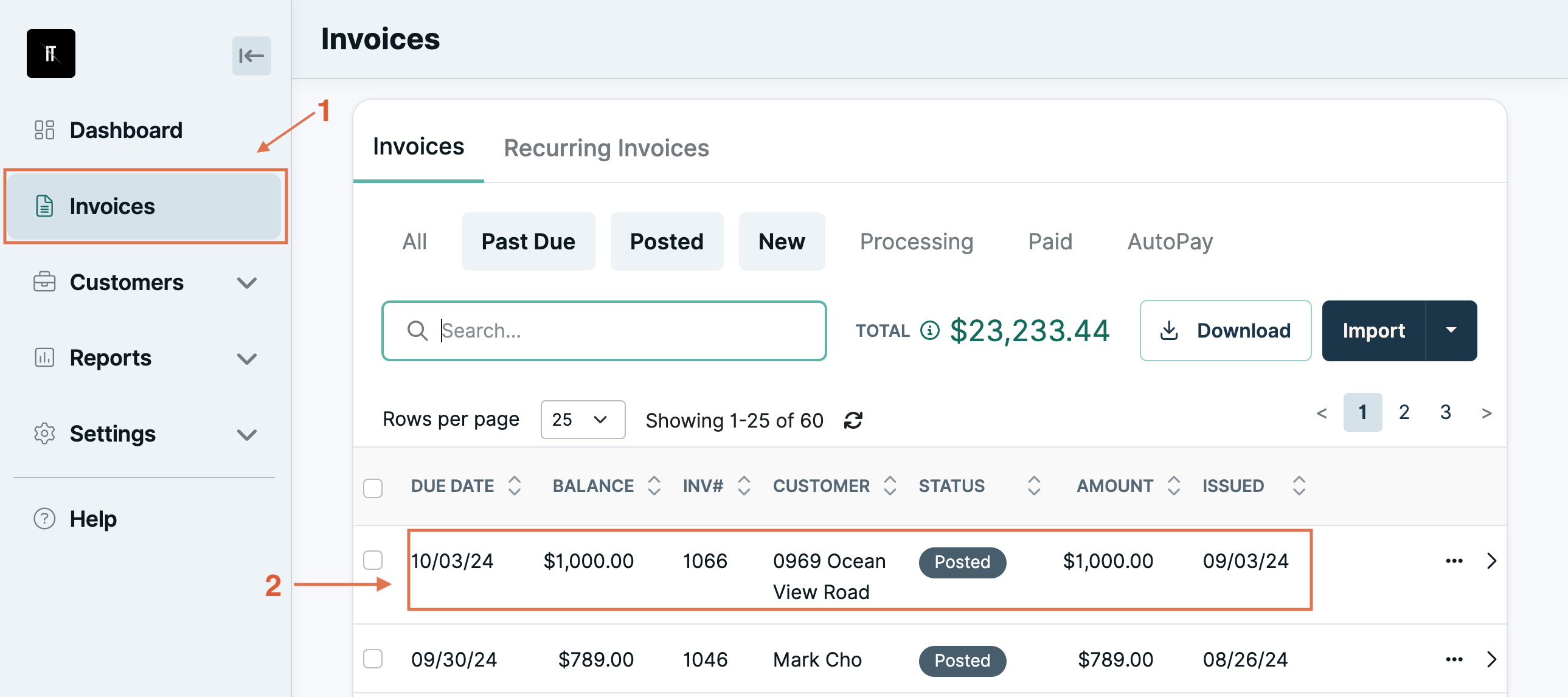 How to Unpost an Invoice – FlexPoint