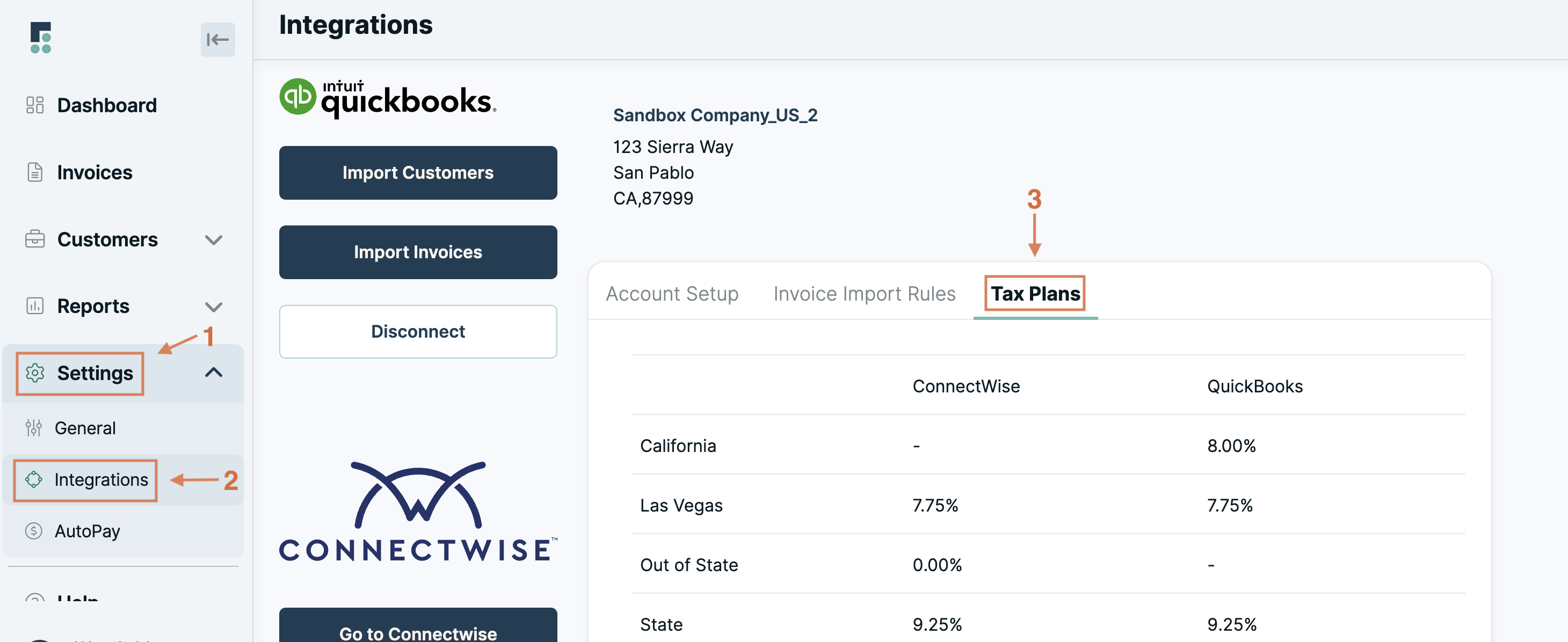 How to Configure Tax Plans - ConnectWise Dual Integration Full Sync ...