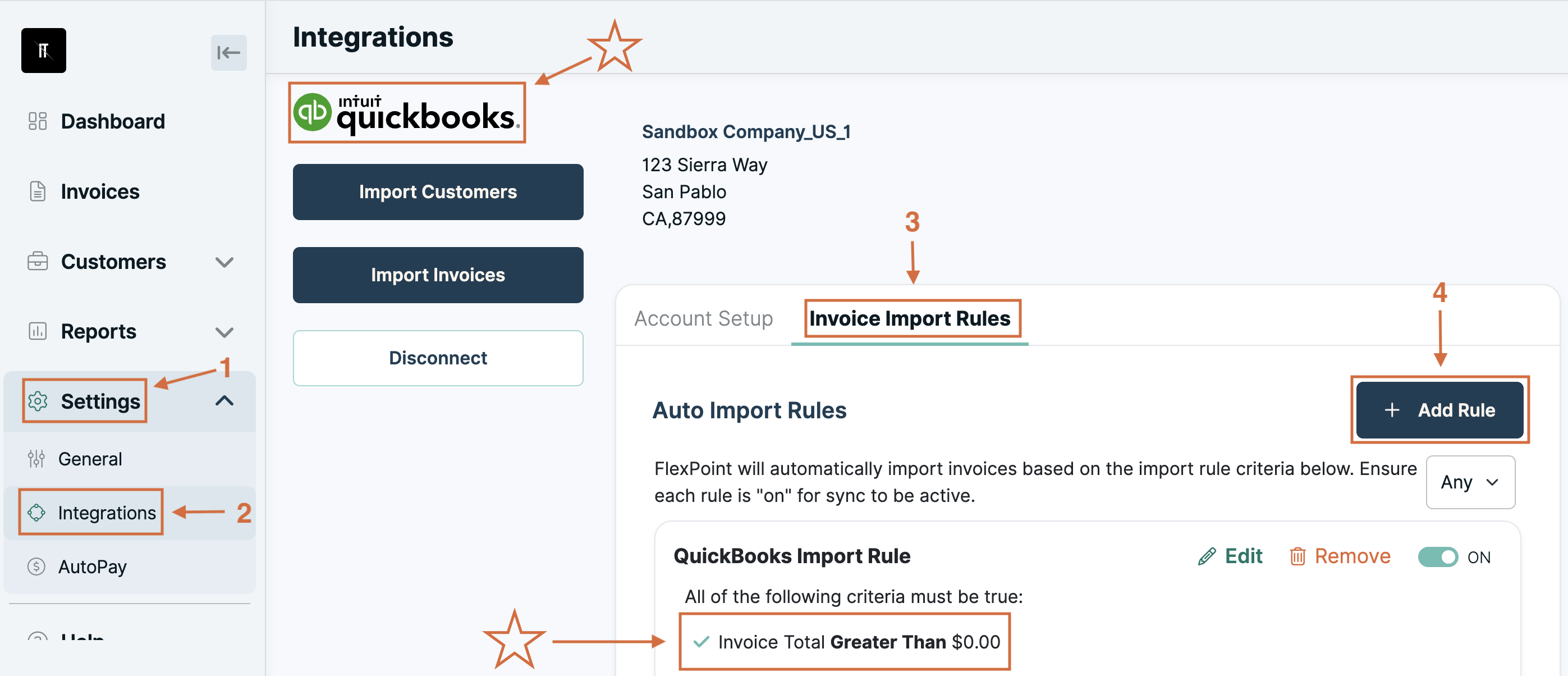 GL Connect - How to Configure your Accounting Invoice Import Rule – FlexPoint