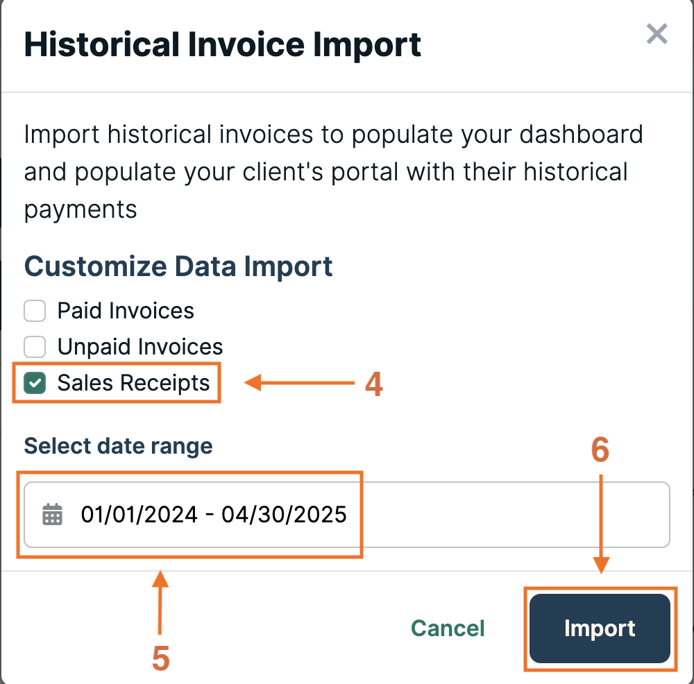How to Import Historical Sales Receipts - QuickBooks – FlexPoint