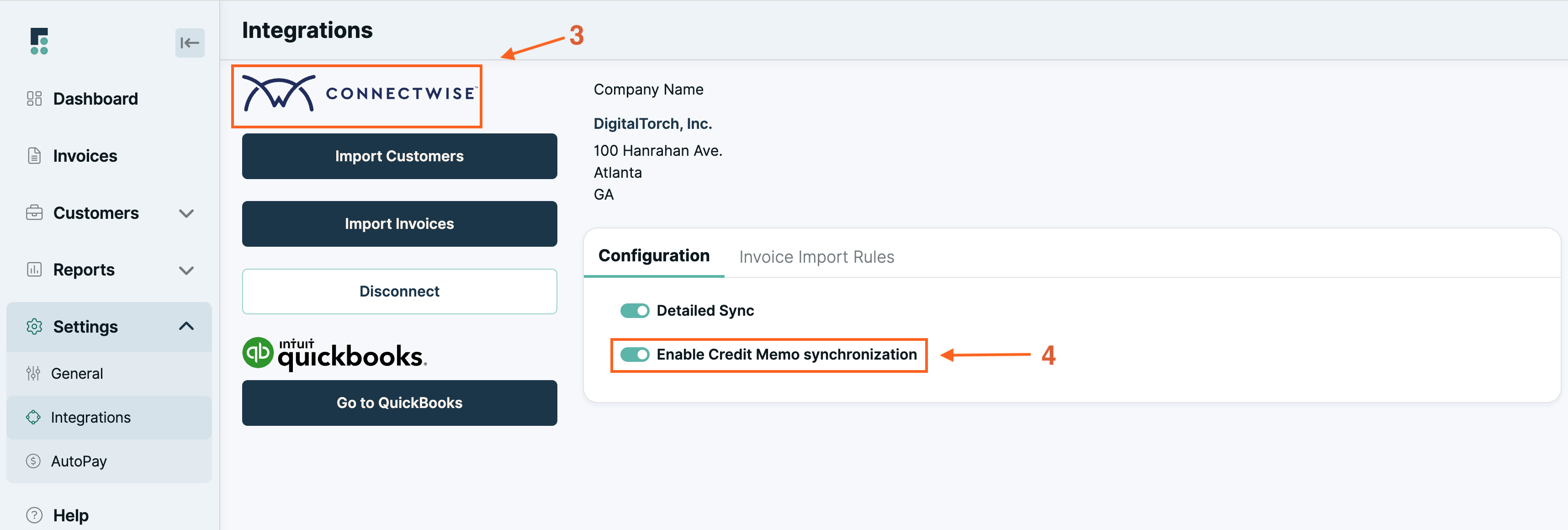 How to Enable Credit Memo Synchronization - GL Connect – FlexPoint