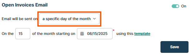 Open Invoices - Email Notifications – FlexPoint